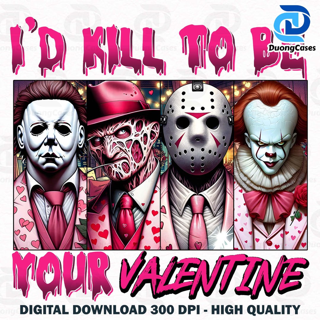 Horror Killer Valentine Png, Valentine Horror Movie Png, Id Kill to Be ...