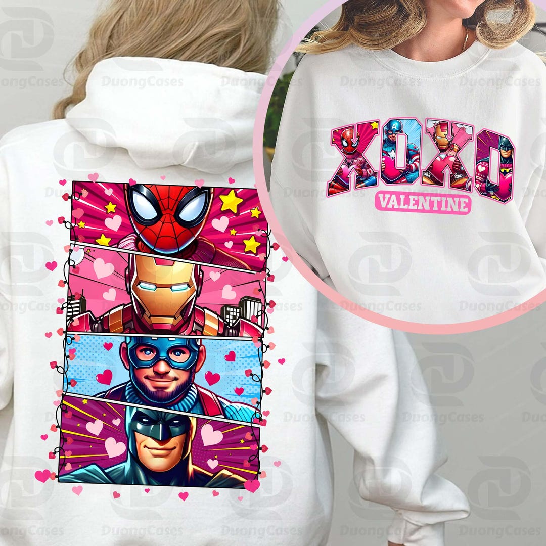 Superhero Valentine Png, Mr Steal Your Heart Png, Xoxo Hero Digital ...
