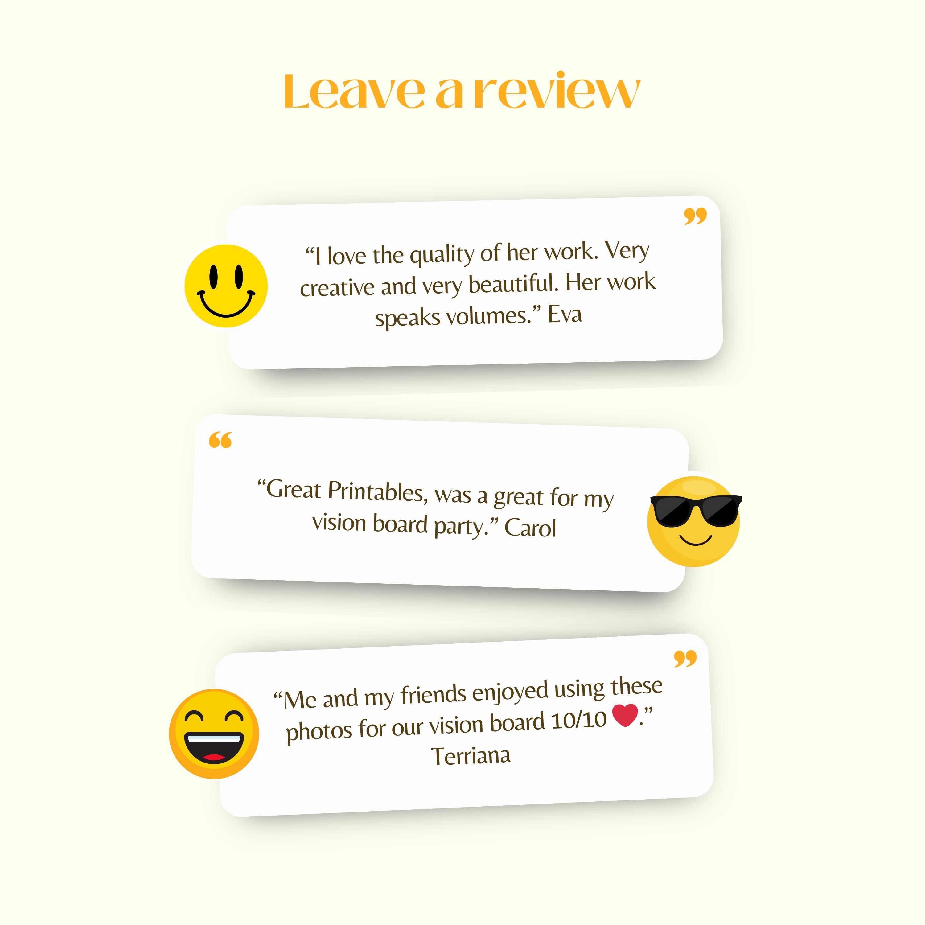 Empowerment Vision Board for Black Kids - Printable Digital Download to ...