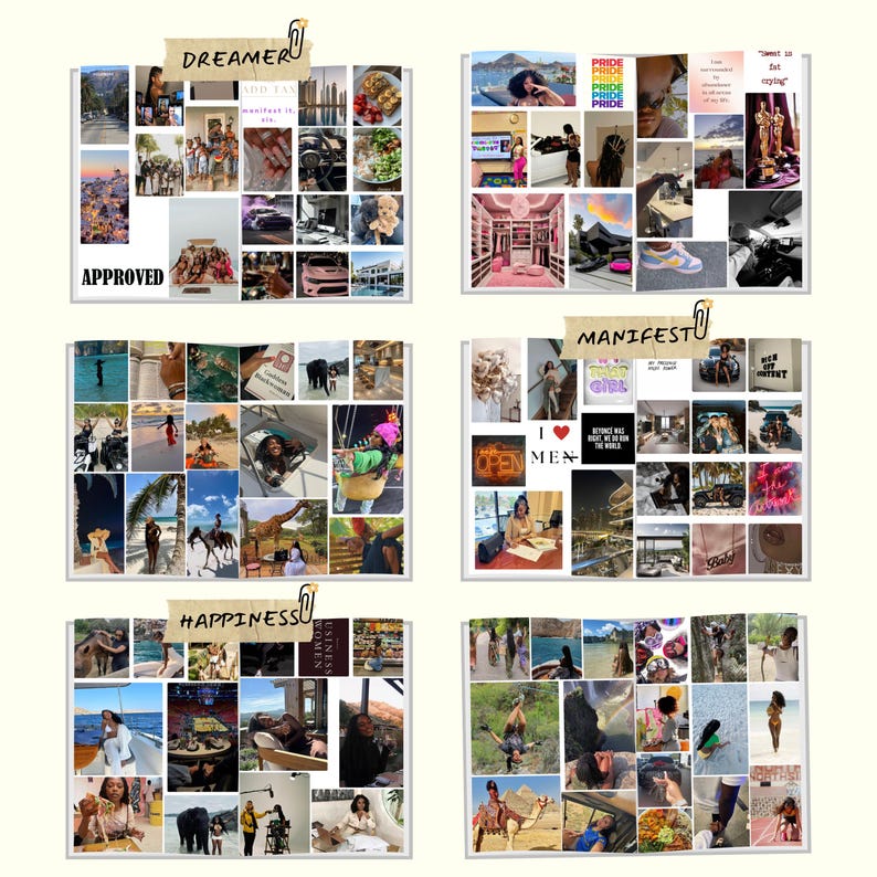 The Ultimate Black Vision Board Bundle 2,000+ Elements for Kids, Teens ...