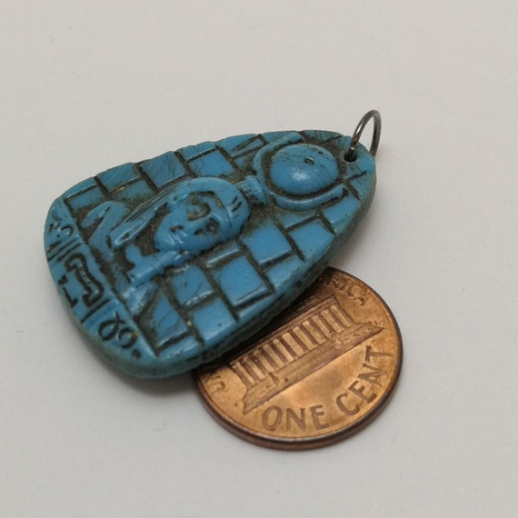 Vintage Art Deco Max Neiger Style Pendant Czech Glass… - Gem