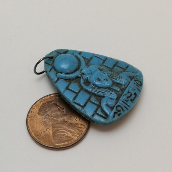 Vintage Art Deco Max Neiger Style Pendant Czech Glass… - Gem