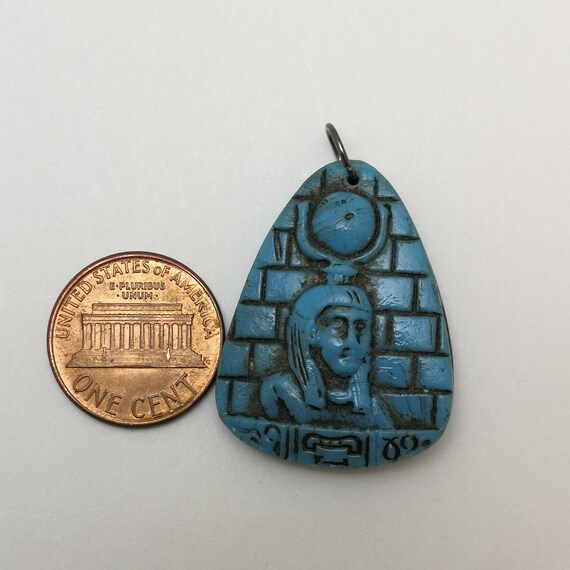 Vintage Art Deco Max Neiger Style Pendant Czech Glass… - Gem