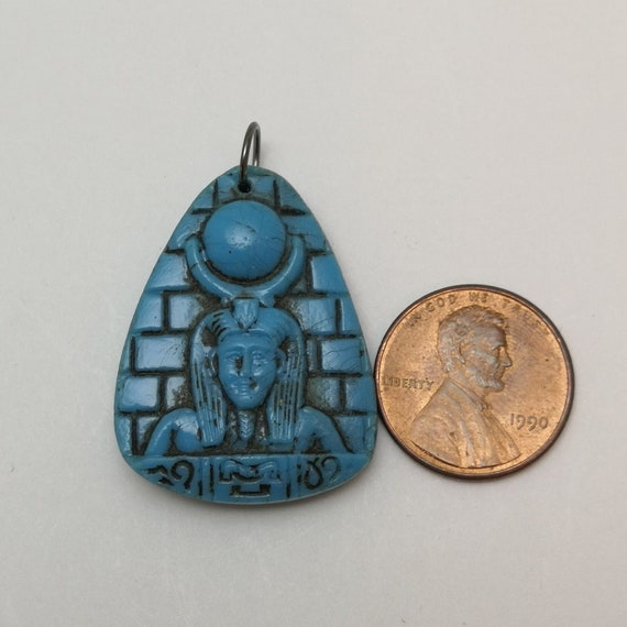 Vintage Art Deco Max Neiger Style Pendant Czech Glass… - Gem