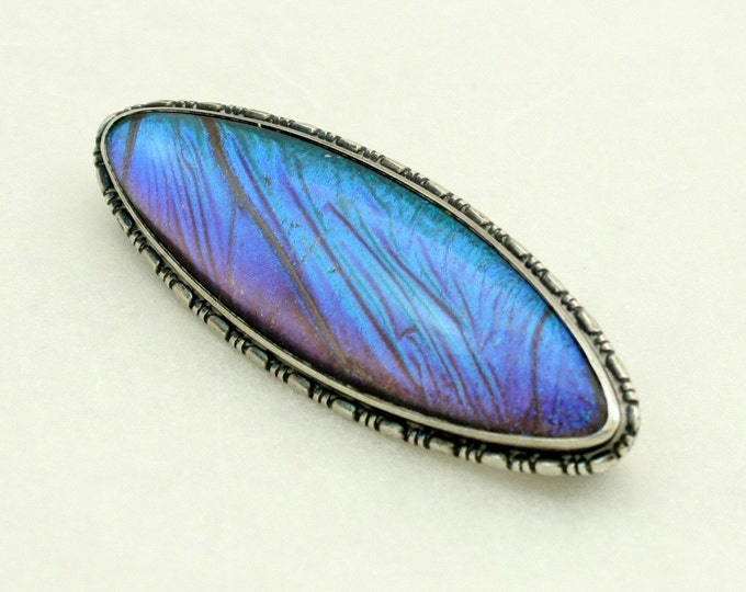 Art Deco Butterfly Wing Brooch Pin Sterling Silver Butterfly Wing Pin ...