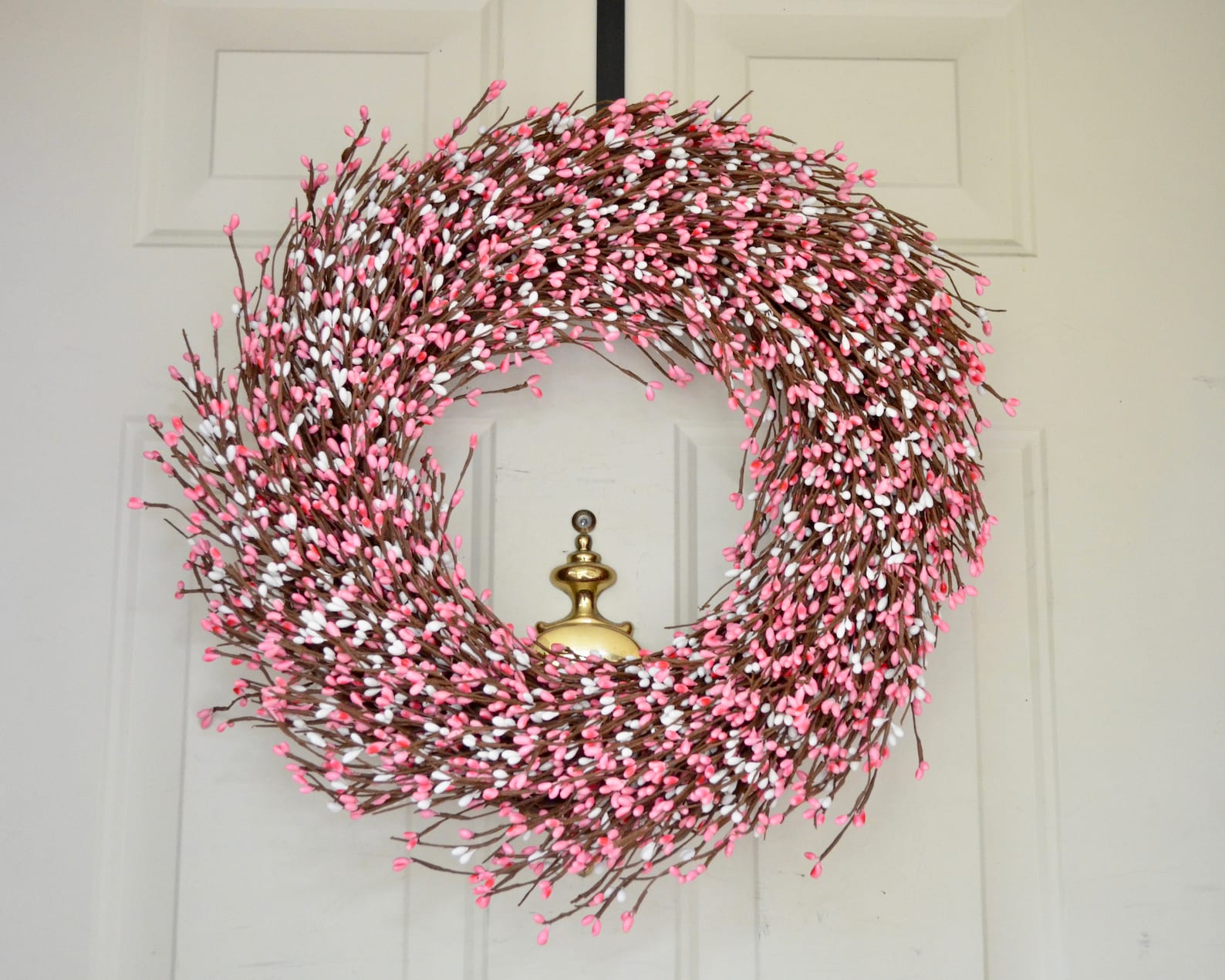New Pink Wreath Spring Summer Wreath All Seasons Wreath Easter - Etsy