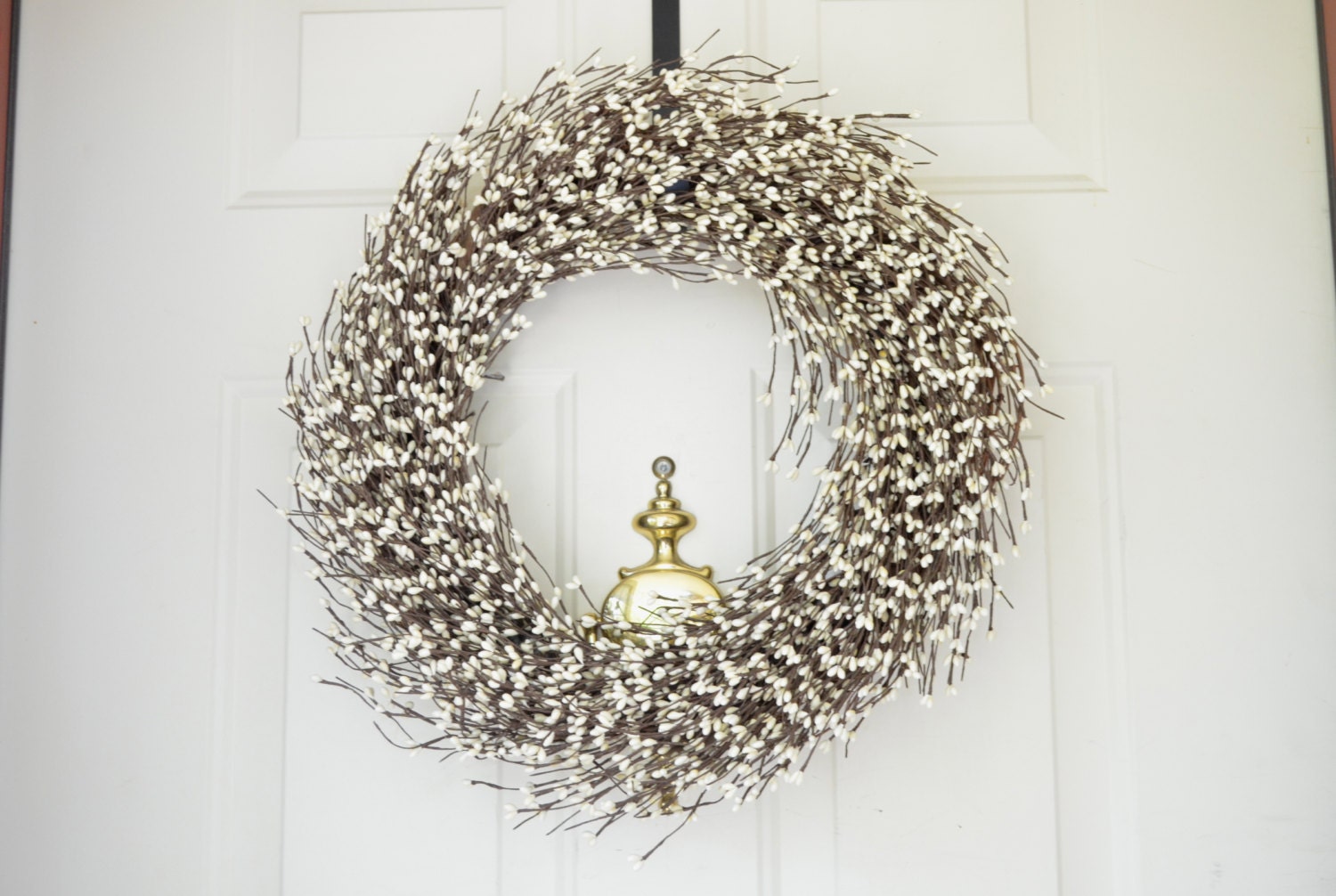 Spring Cream Berry Wreath Easter Wreath Front Door Wreath - Etsy