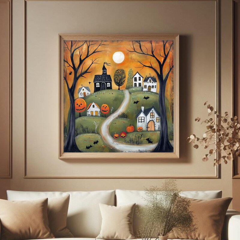 Folk Art Halloween - Etsy