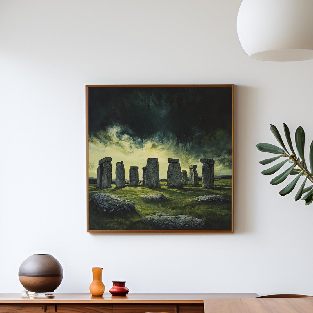 Vertical Poster, Henge Printed Painting for Home Decor, Matte Wall Art ...