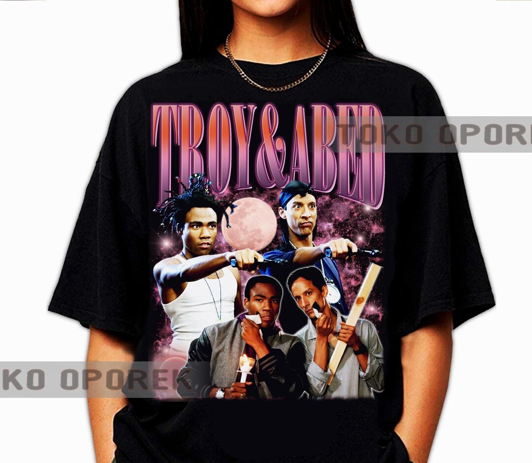 Troy and Abed T-shirt, in the Morning Shirt, the Communnity Tv Series ...