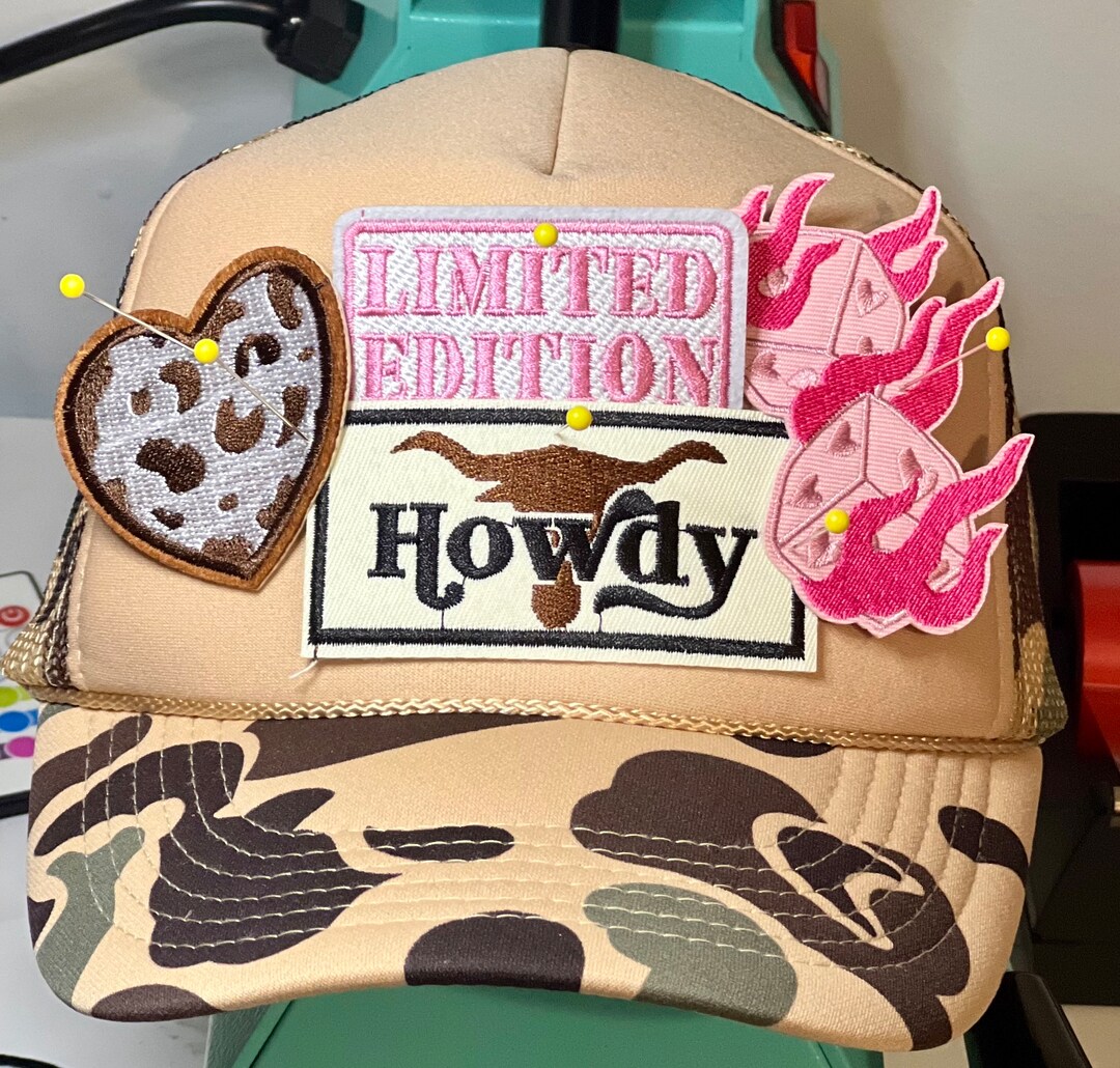 Western Patches Trucker Hats - Etsy