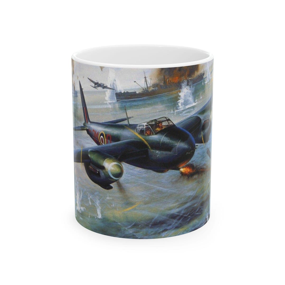 Spitfire Ceramic Mug Vintage World War Two History Buff Gift, Retro ...