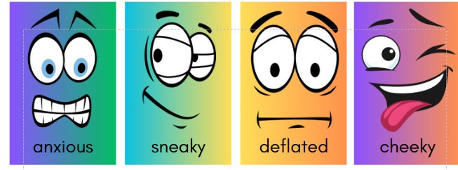 Printable Emotions Flash Cards Digital Download, Facial Expressions ...