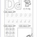 Printable Alphabet Tracing Pages, Digital Worksheets, Child Learning ...