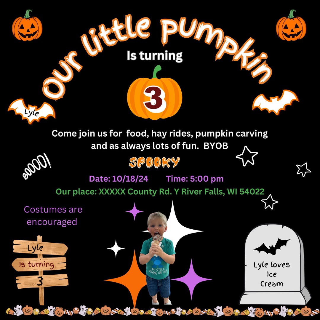 Customized Party Invitations - Personalized Event Invites - Etsy