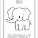 Printable Animal Alphabet Coloring Book, Educational Coloring Pages - Etsy