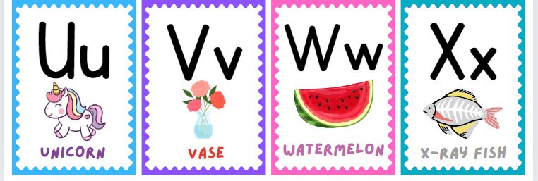 Digital Download Alphabet Animal Flash Cards, Printable English US ...