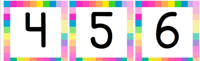 Printable Numbers Flash Cards 1-30, English US Flashcards, Instant ...