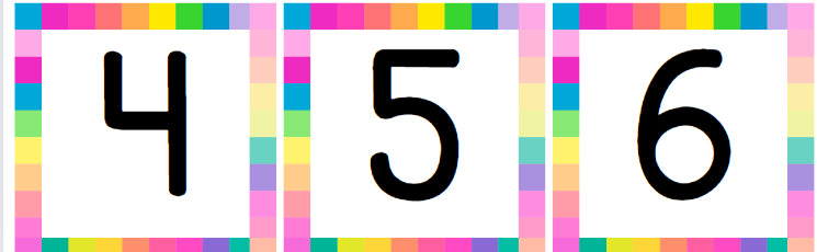 Printable Numbers Flash Cards 1-30, English US Flashcards, Instant ...