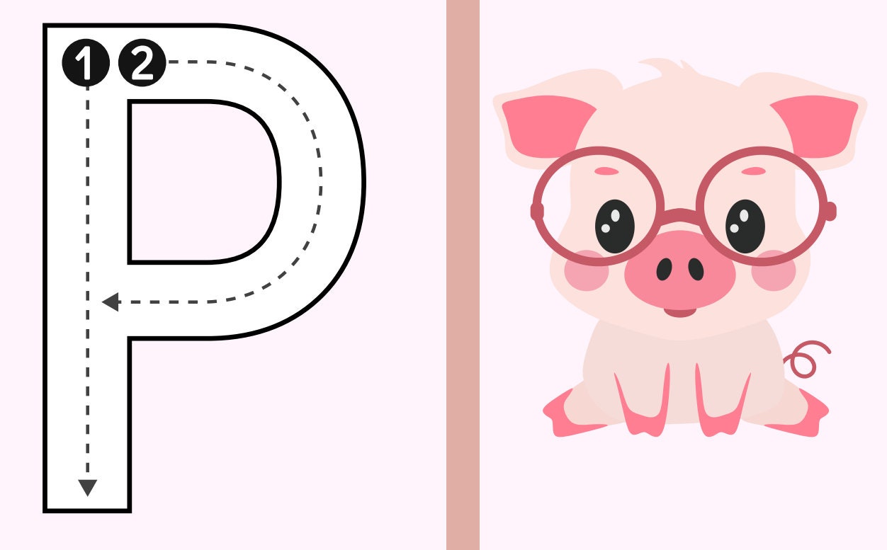 Uppercase Alphabet Trace Printable: ABC Learning Activity (digital ...