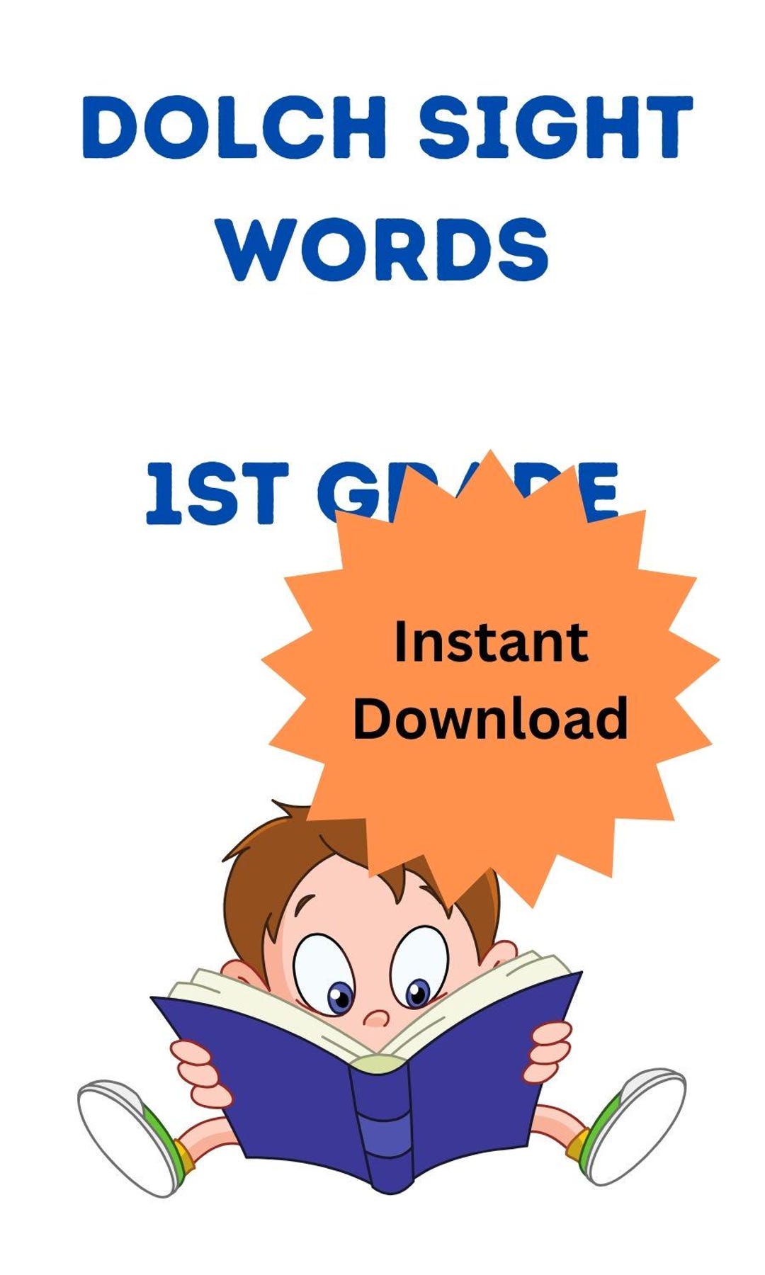 Dolch First Grade Sight Words - Etsy