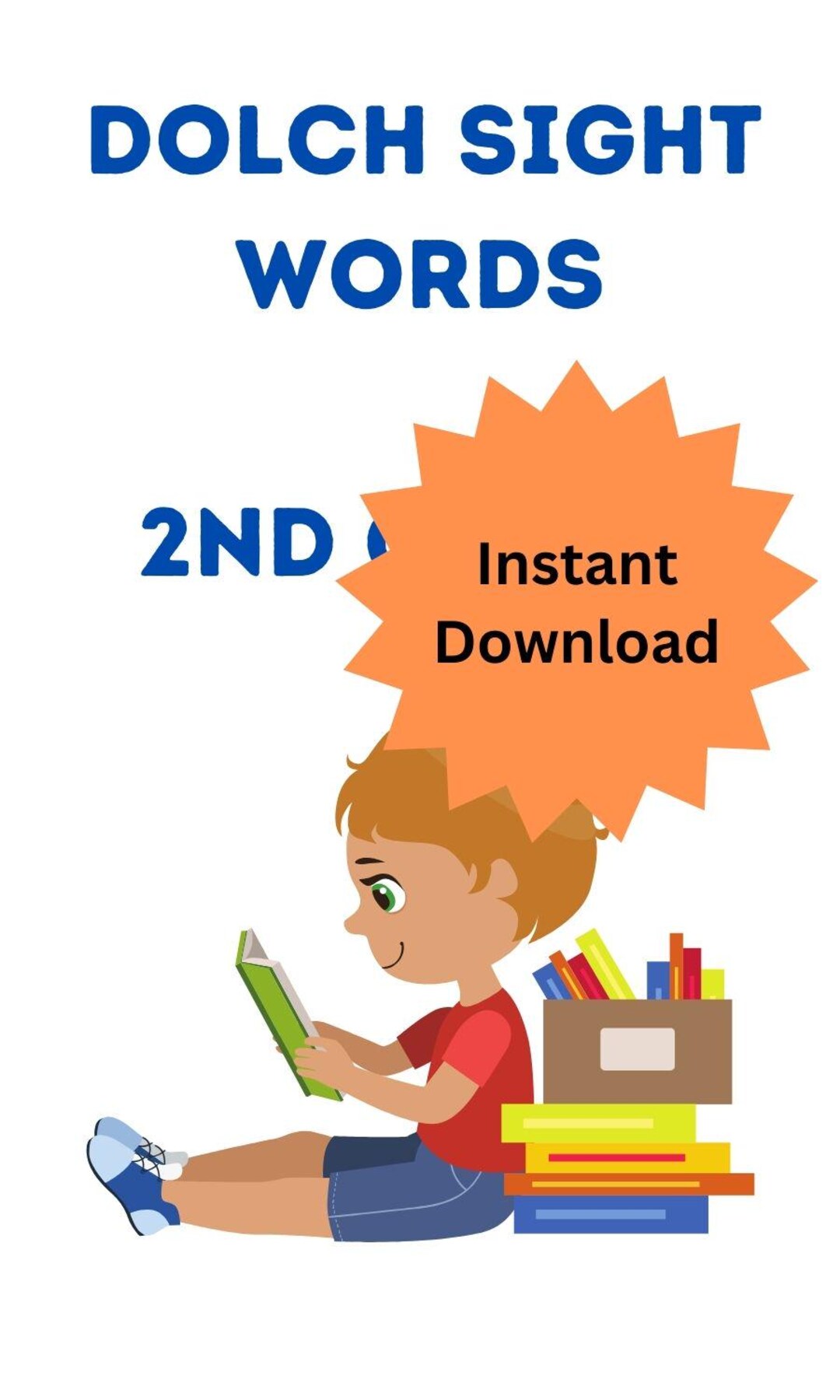 Dolch 2nd Grade Sight Words - Etsy