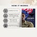Military Funeral Program Canva Template Patriotic Memorial Service Army ...
