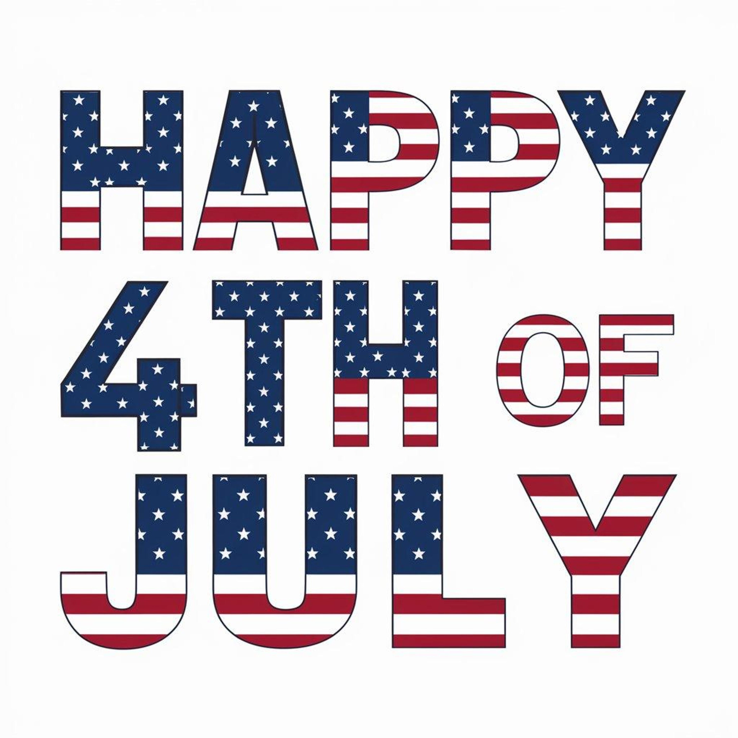Stars and Stripes 4th of July PNG Instant Download, Independence Day ...