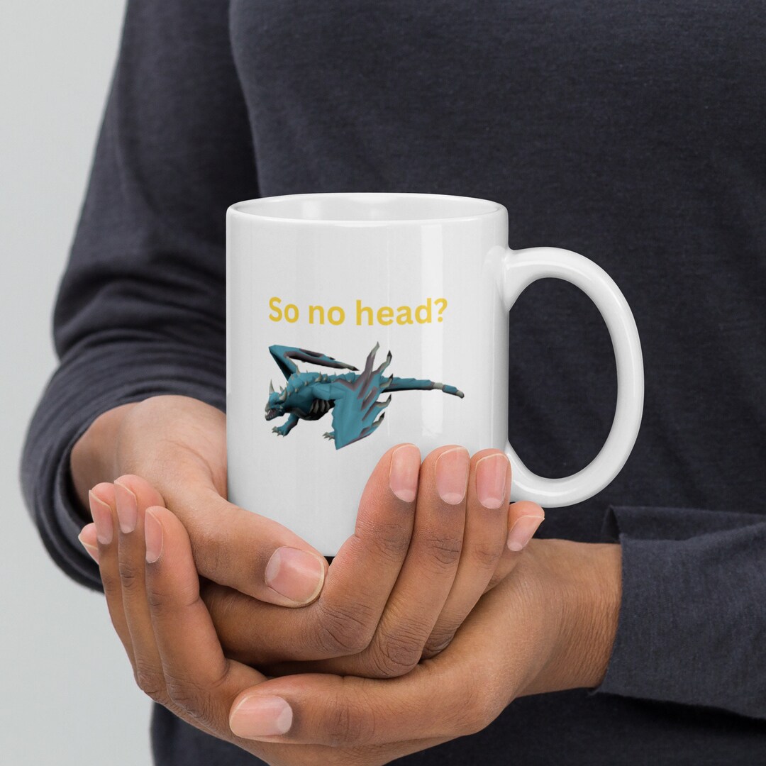 Old School Runescape so No Head Vorkath Coffee Mug - Etsy