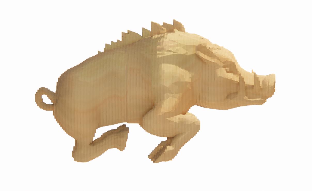 Arkansas Razorback Laser Cut File – 3mm Plywood Layered Boar – 50cm Diy ...