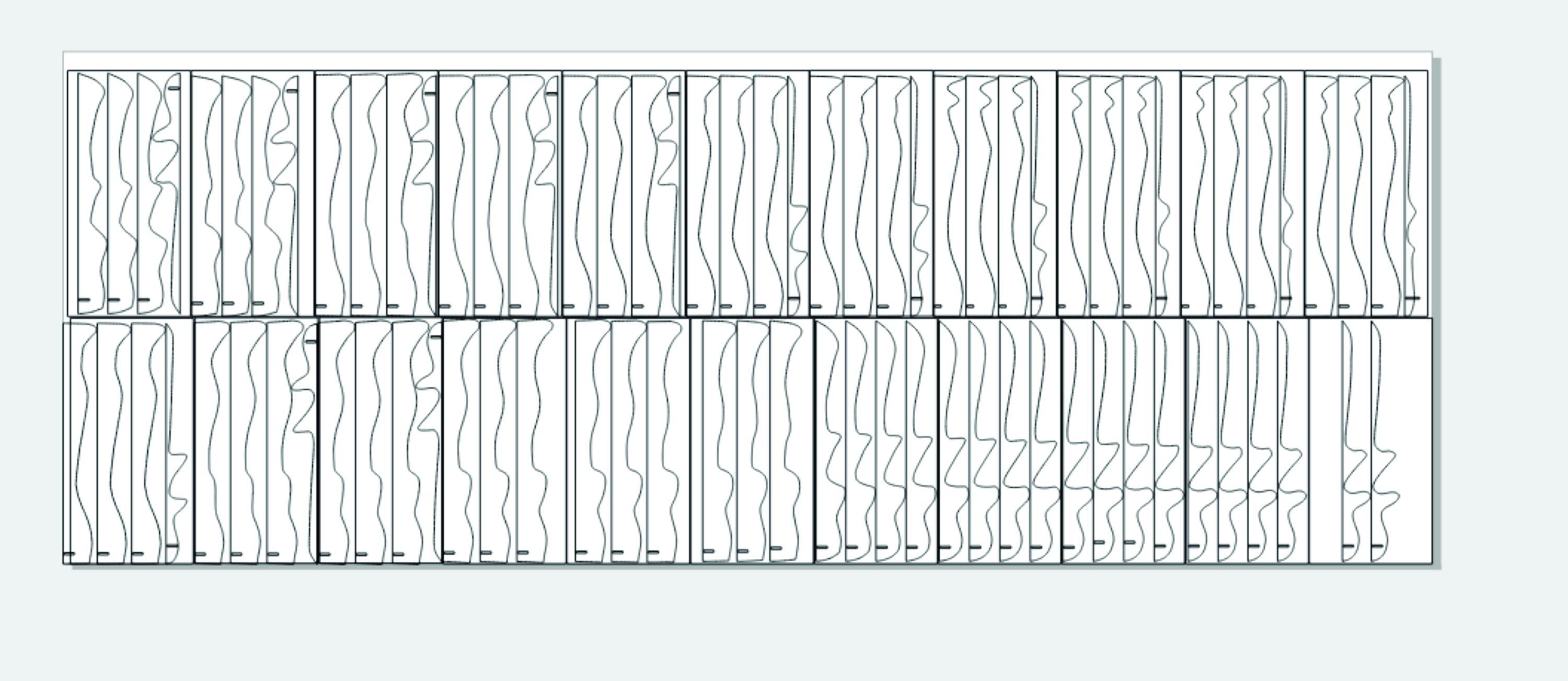 Parametric Wall Panel for CNC | 15mm Plywood | Digital File for Milling ...