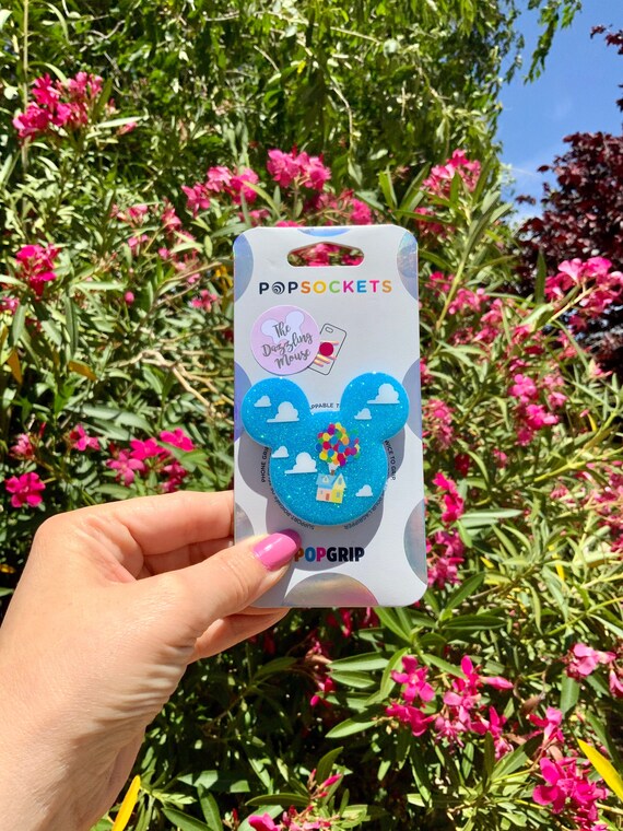 Up Inspired Mickey Pop Grip Mickey Head Phone Socket. Mouse - Etsy