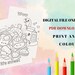 10 Printable Food Coloring Pages for Kids Digital Download Fun and ...