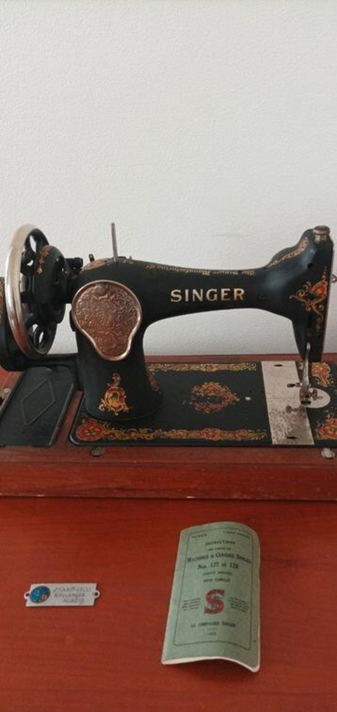 Machine à Coudre Singer 1912 Avec Livret Série 127/128 LIVRAISON ...