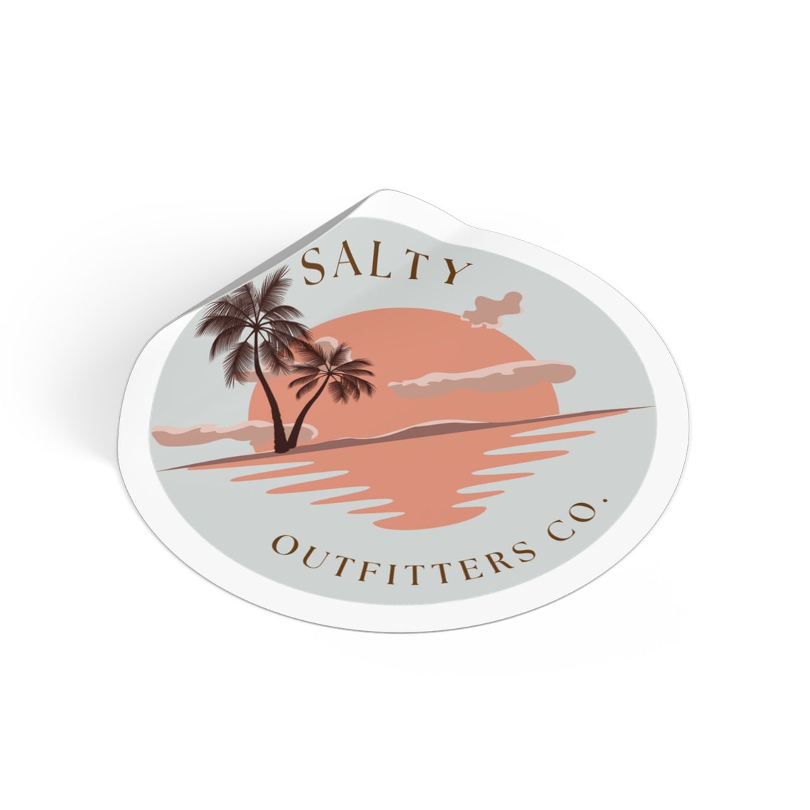 Salty Logo Vinyl Stickers - Etsy