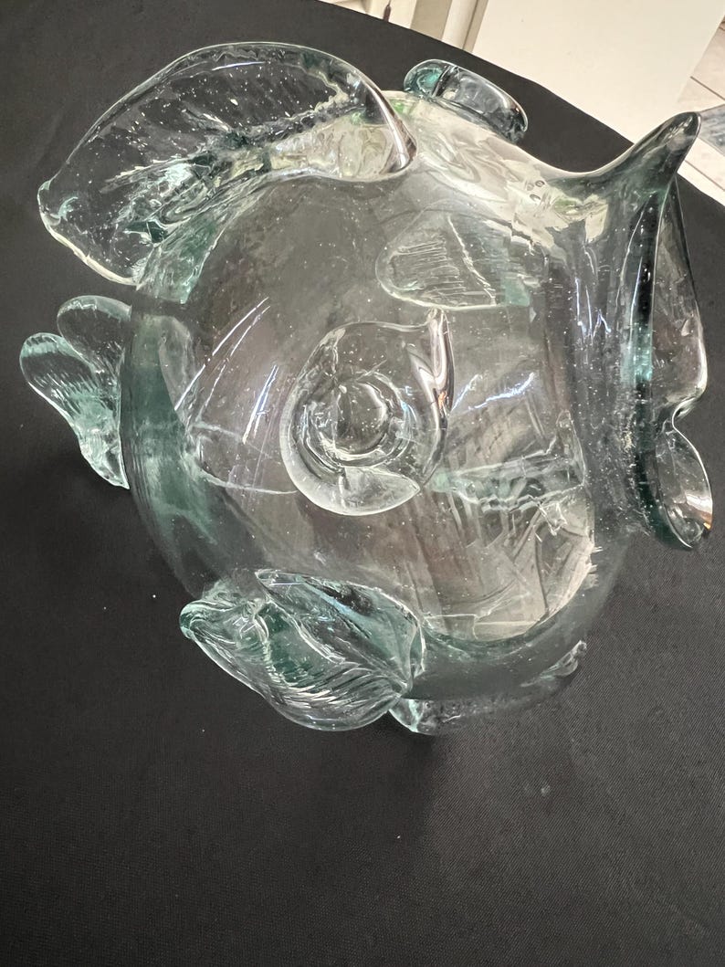 Blenko? Glass Fish With Green Tint - Etsy