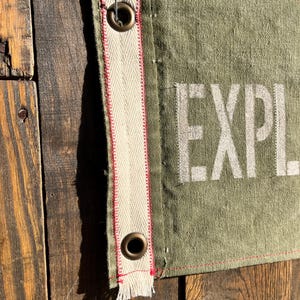 EXPLORE Canvas Flag Pennant - Etsy