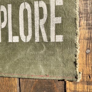 EXPLORE Canvas Flag Pennant - Etsy