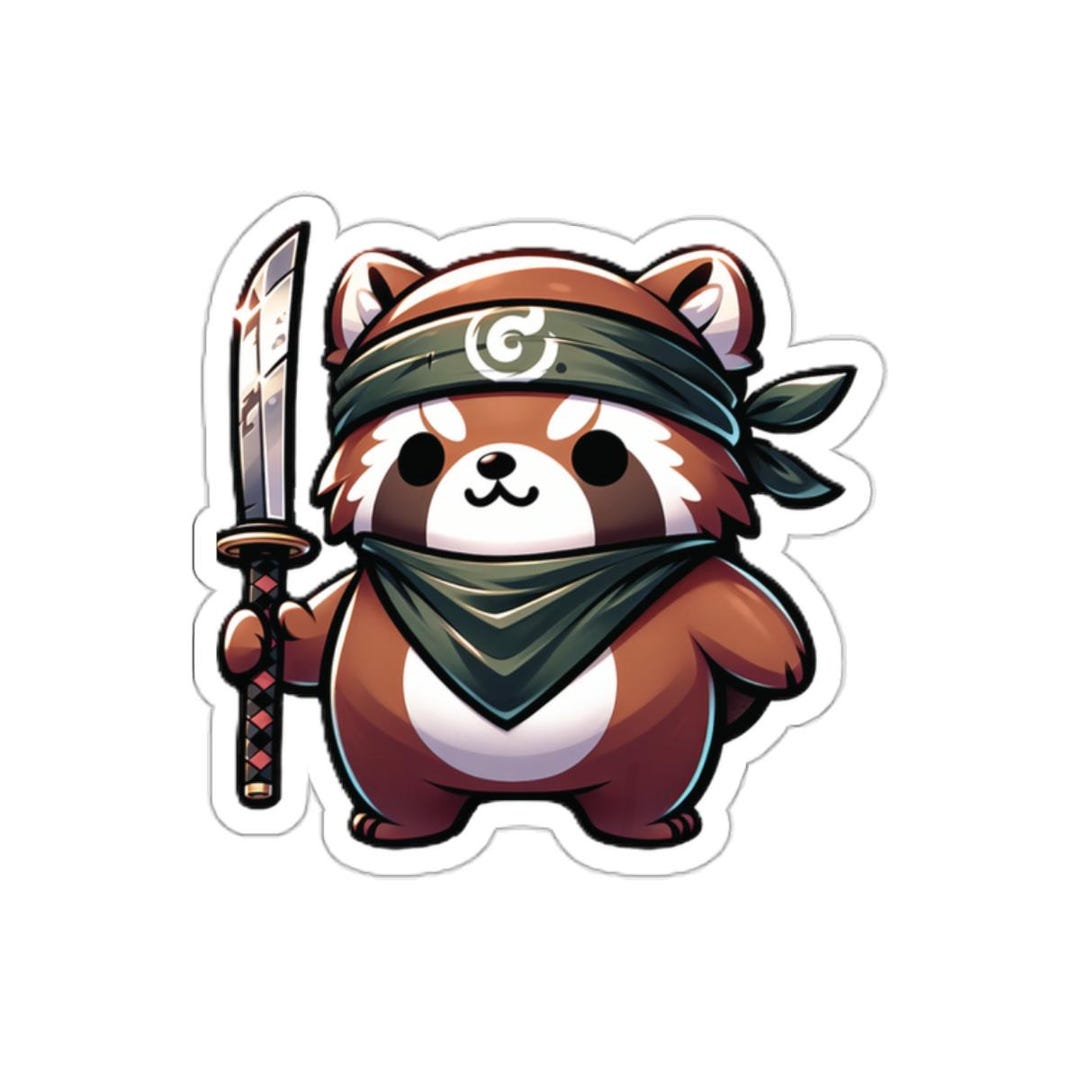 Kawaii Tanuki Ninja, Japan Inspired Kiss-cut Stickers - Etsy