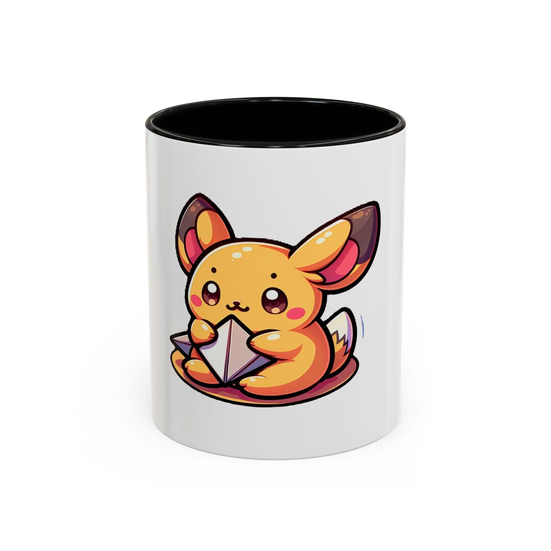 Kawaii Pika Doing Origami , Japan Inspired Coffee Mug 11, 15oz - Etsy