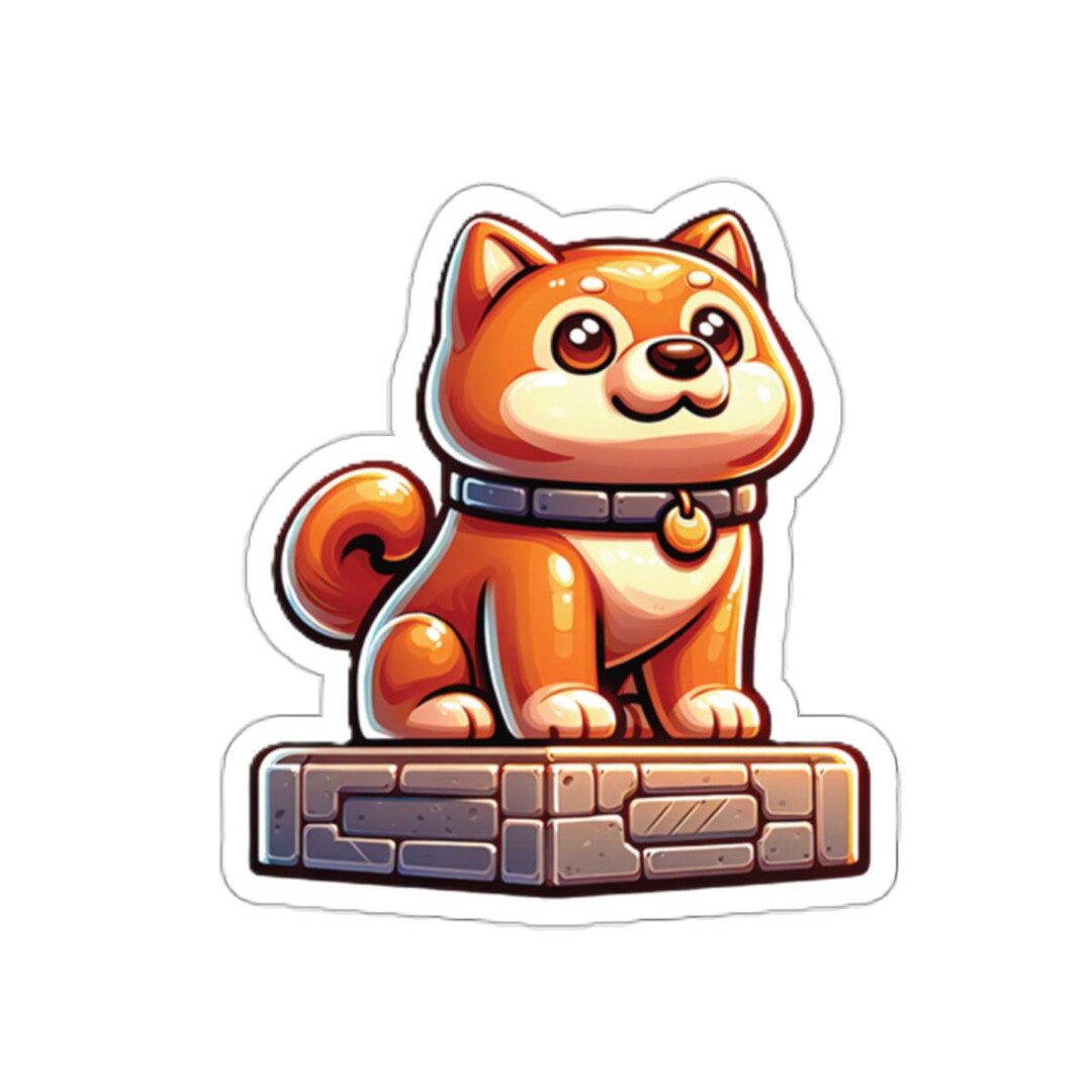 Kawaii Shiba-inu Hachiko Statue, Japan Inspired Kiss-cut Stickers - Etsy