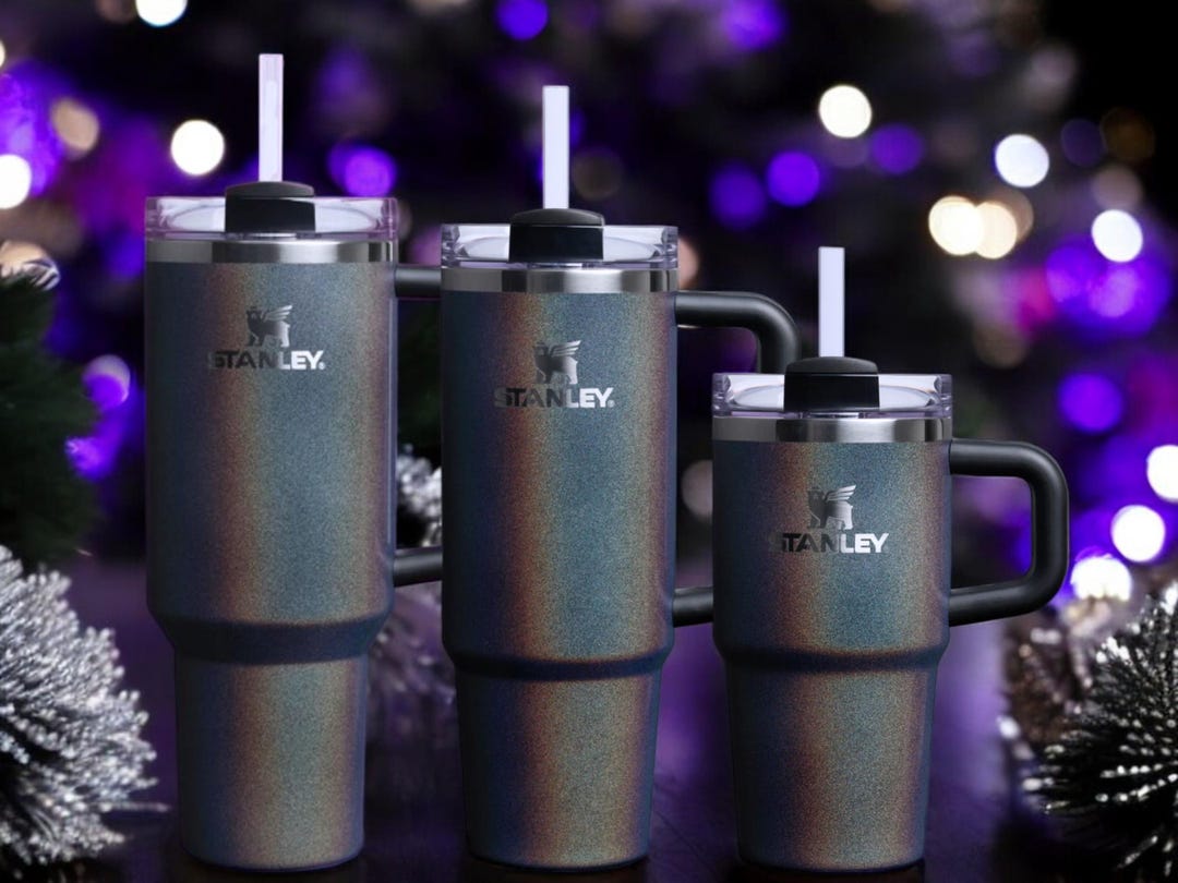 Stanley Midnight Glitz Personalized Laser Engraved 40oz, 30oz, 20oz ...