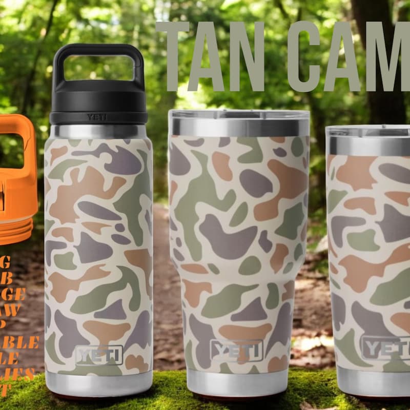 Camo Yeti - Etsy