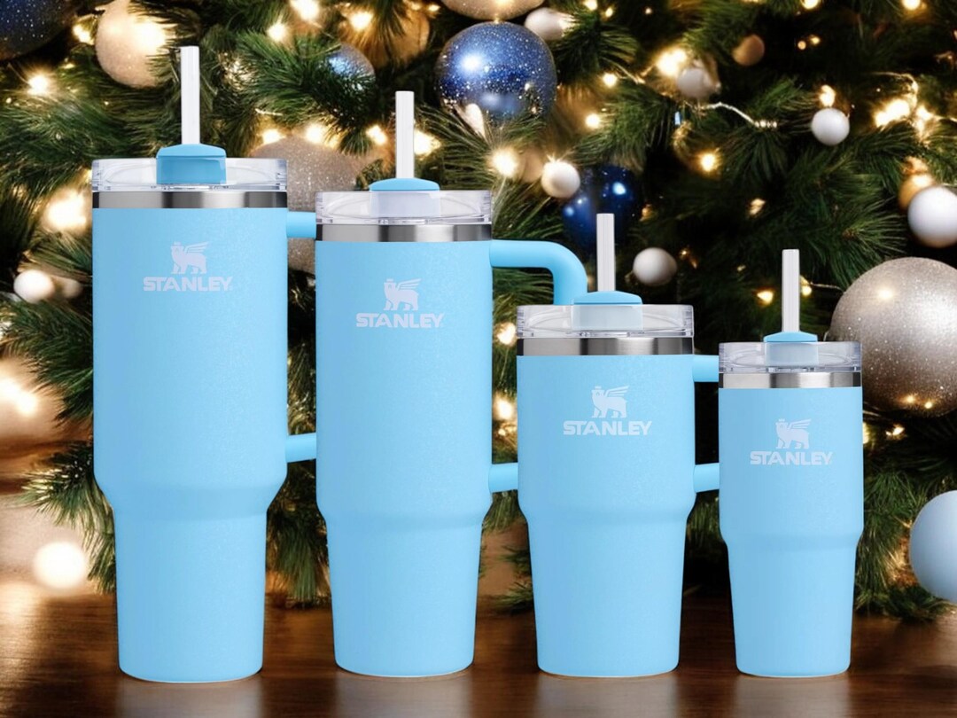 Stanley Powder Blue Crush Winter Wonderland - Personalized Laser ...