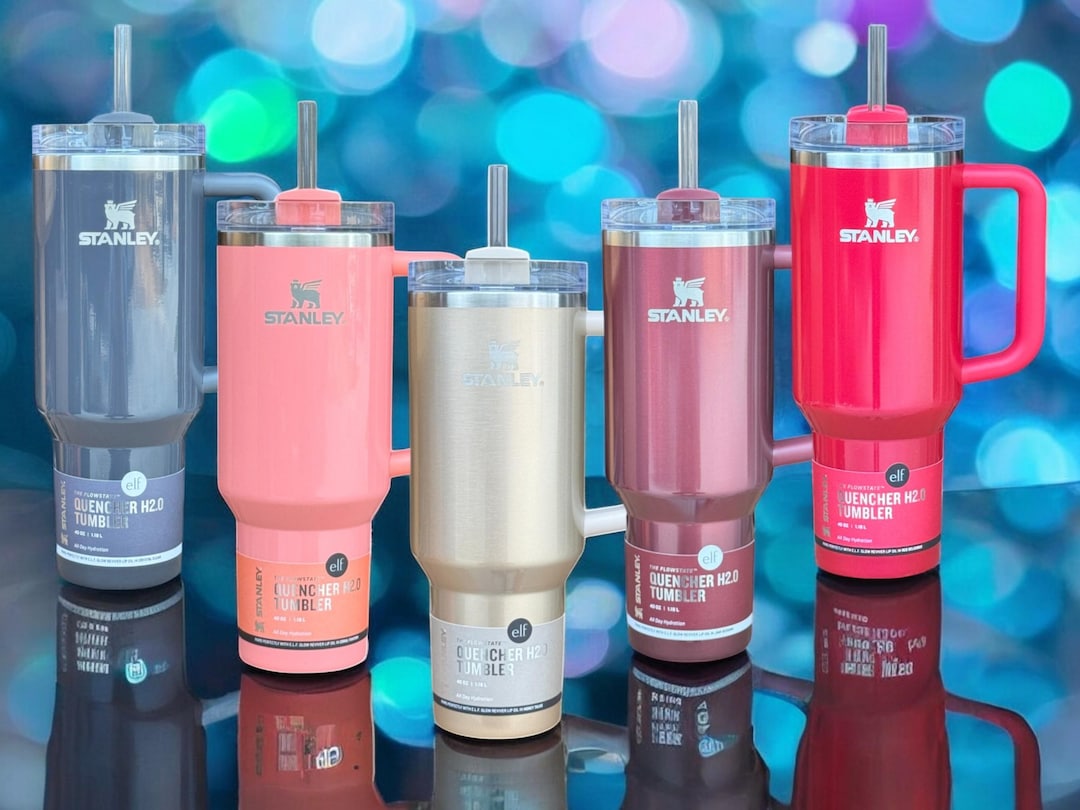 Stanley X E.l.f Collab - Personalized Laser Engraved 40oz Quencher ...