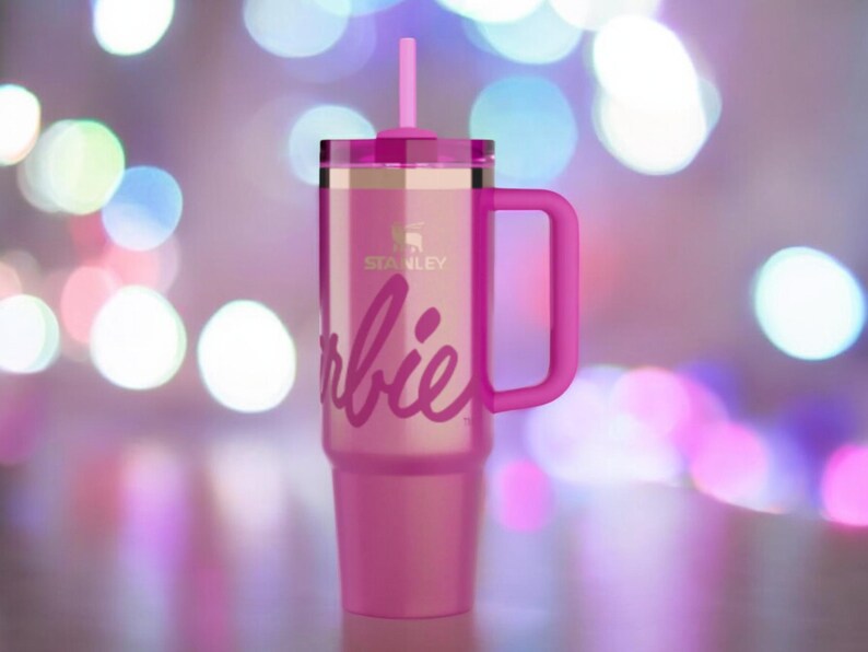 Barbie X Stanley Personalized Laser Engraved 30oz Quencher Flowstate H2 ...