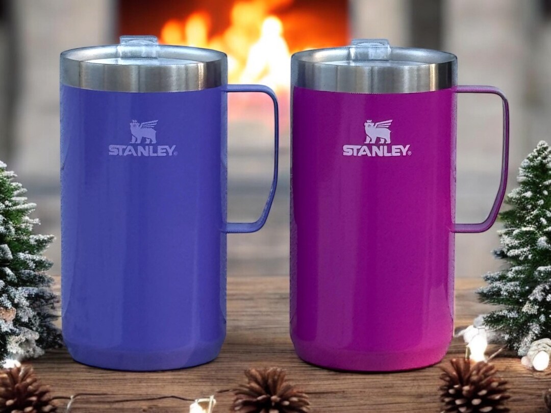 Stanley Winter Wonderland - Personalized Laser Engraved 24oz Classic ...