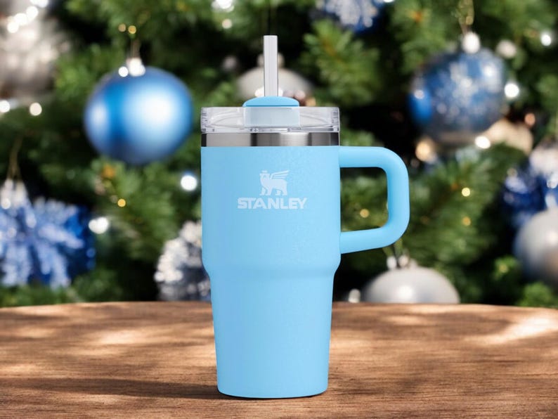 Stanley Powder Blue Crush Winter Wonderland - Personalized Laser ...