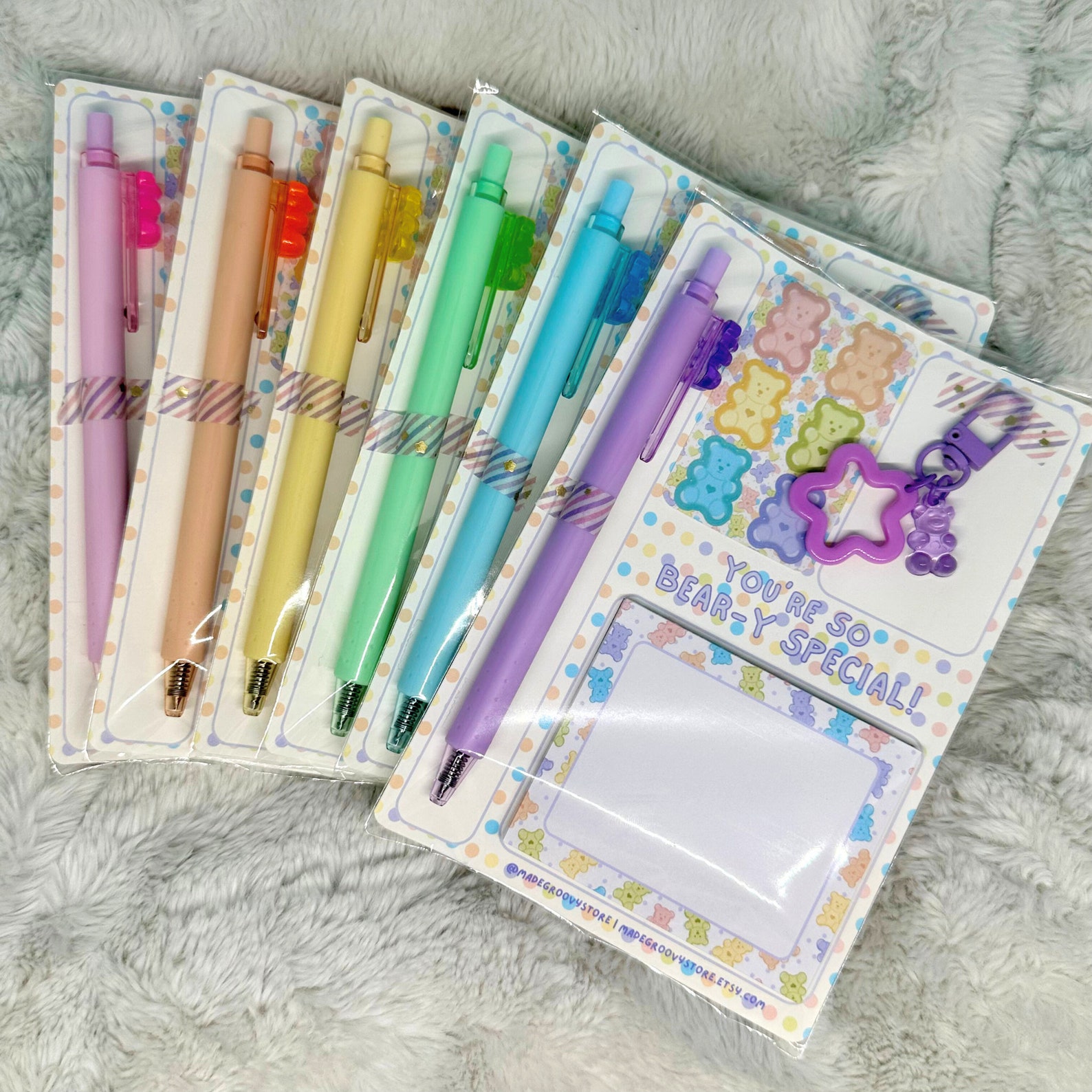 Gummy Bear Themed Stationery Set - Etsy