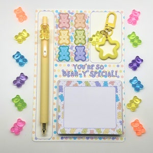 Gummy Bear Themed Stationery Set - Etsy